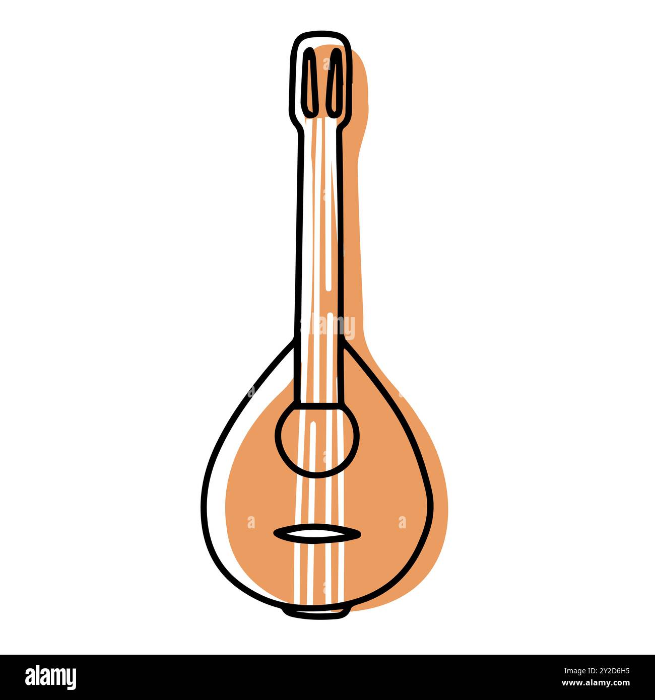 Music stringed instrument Cut Out Stock Images & Pictures - Alamy