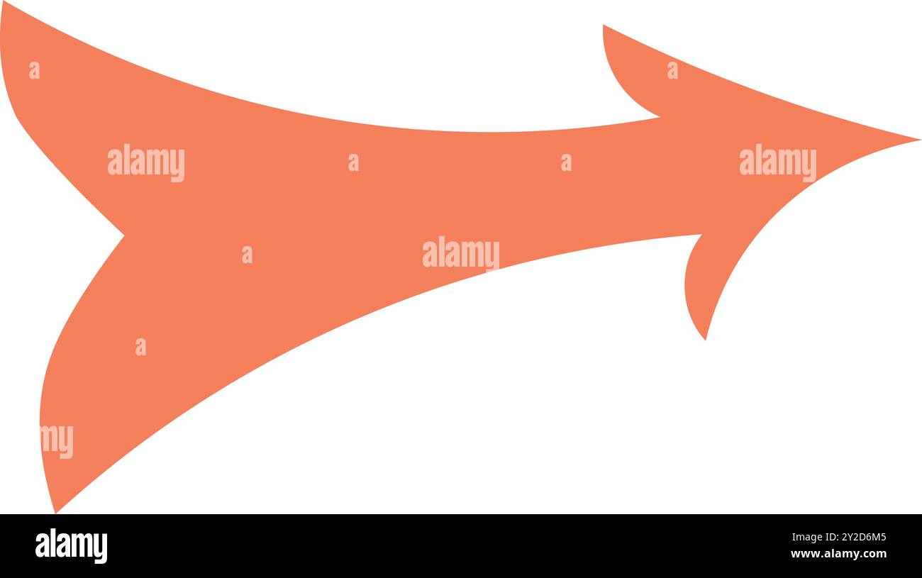 Vintage direction arrow. Retro navigation icon, old simple cursor ...