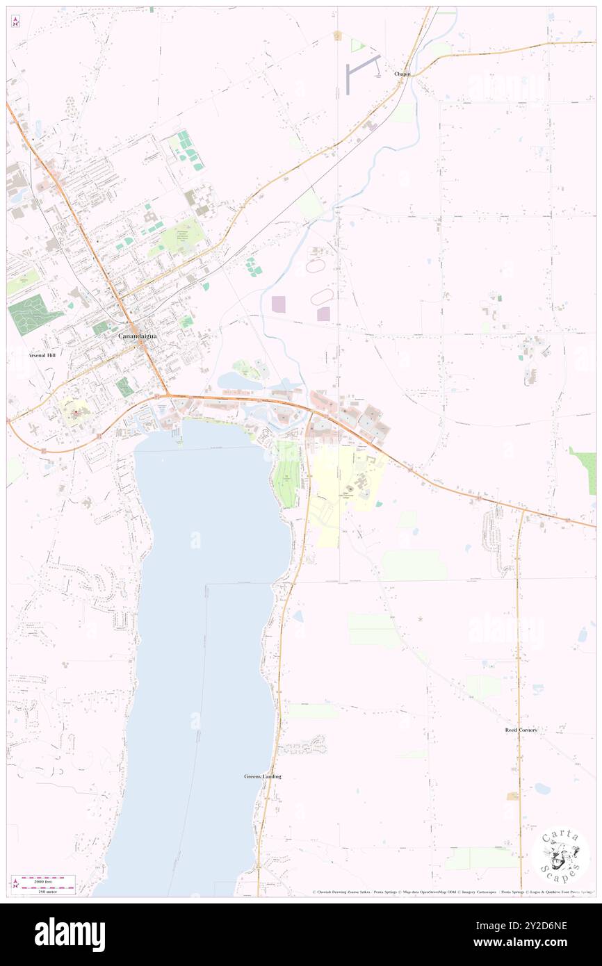 Fallbrook Mobile Home Park, Ontario County, US, United States, New York ...