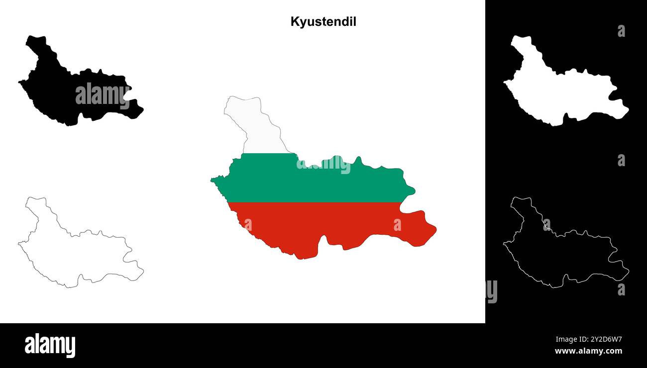 Kyustendil eps map hi-res stock photography and images - Alamy
