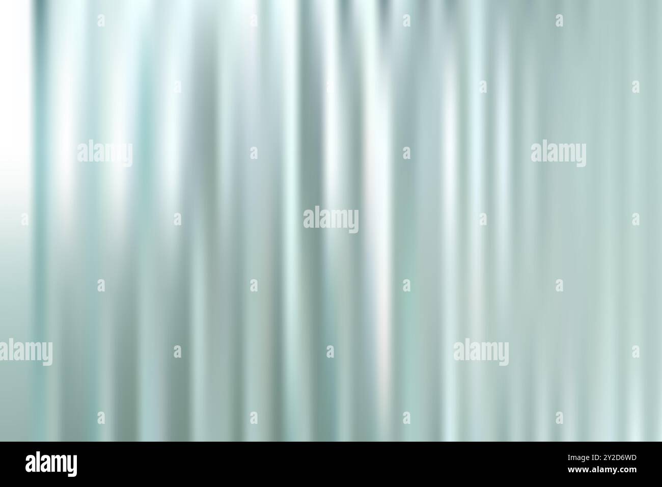 3D ribbed glass with green background. Refracting texture of acrylic ...