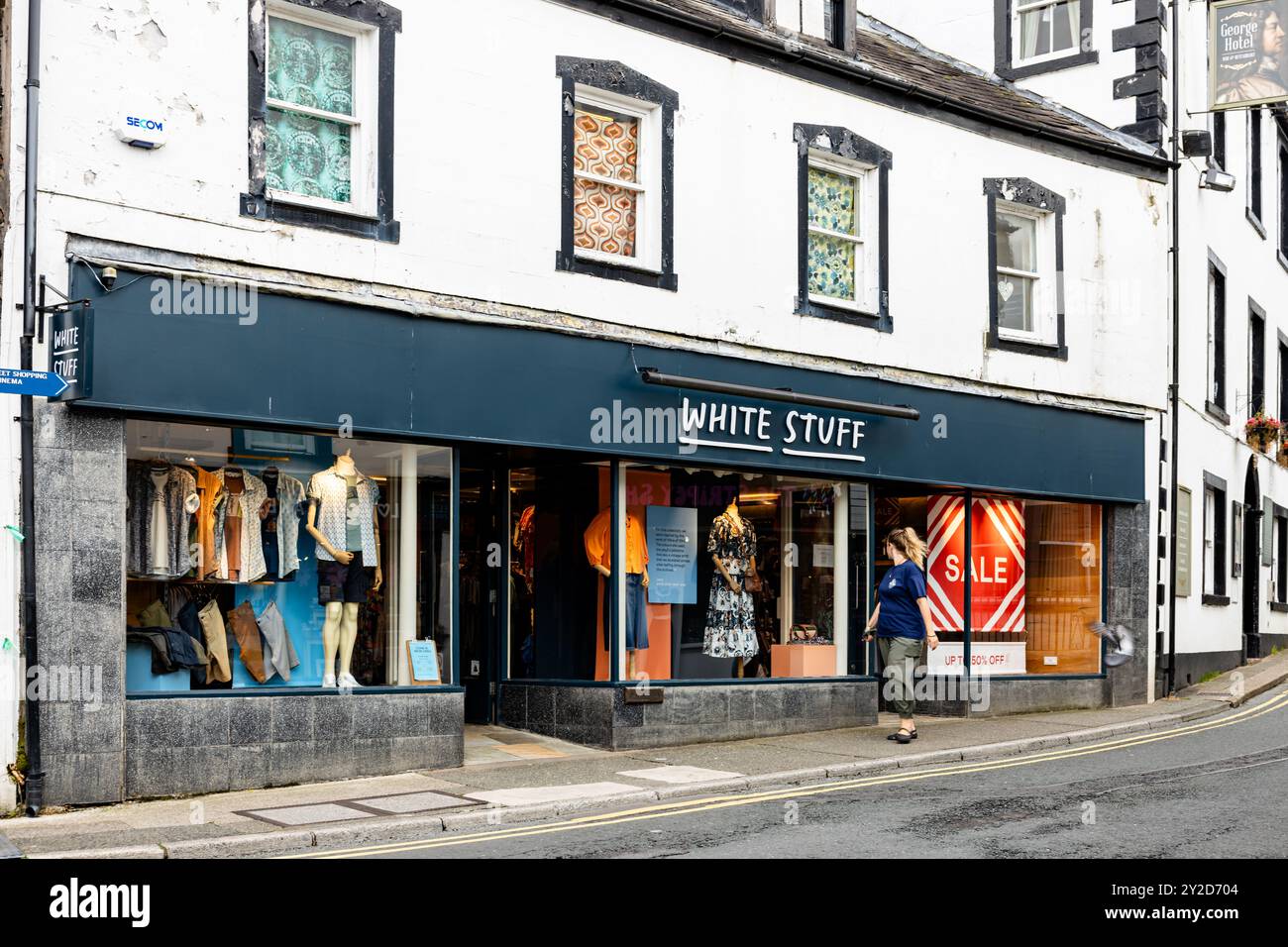 White Stuff Retail Shop or Storefront in a Small Town, Keswick, Lake ...