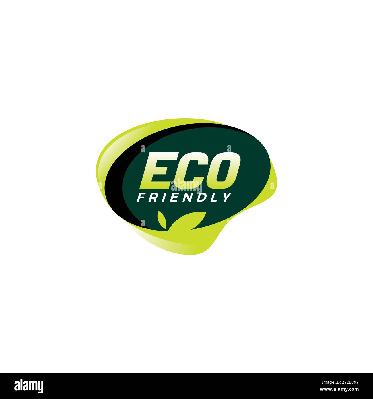 Eco Friendly Label Design Vector. Organic Food Logo Stock Vector Image ...