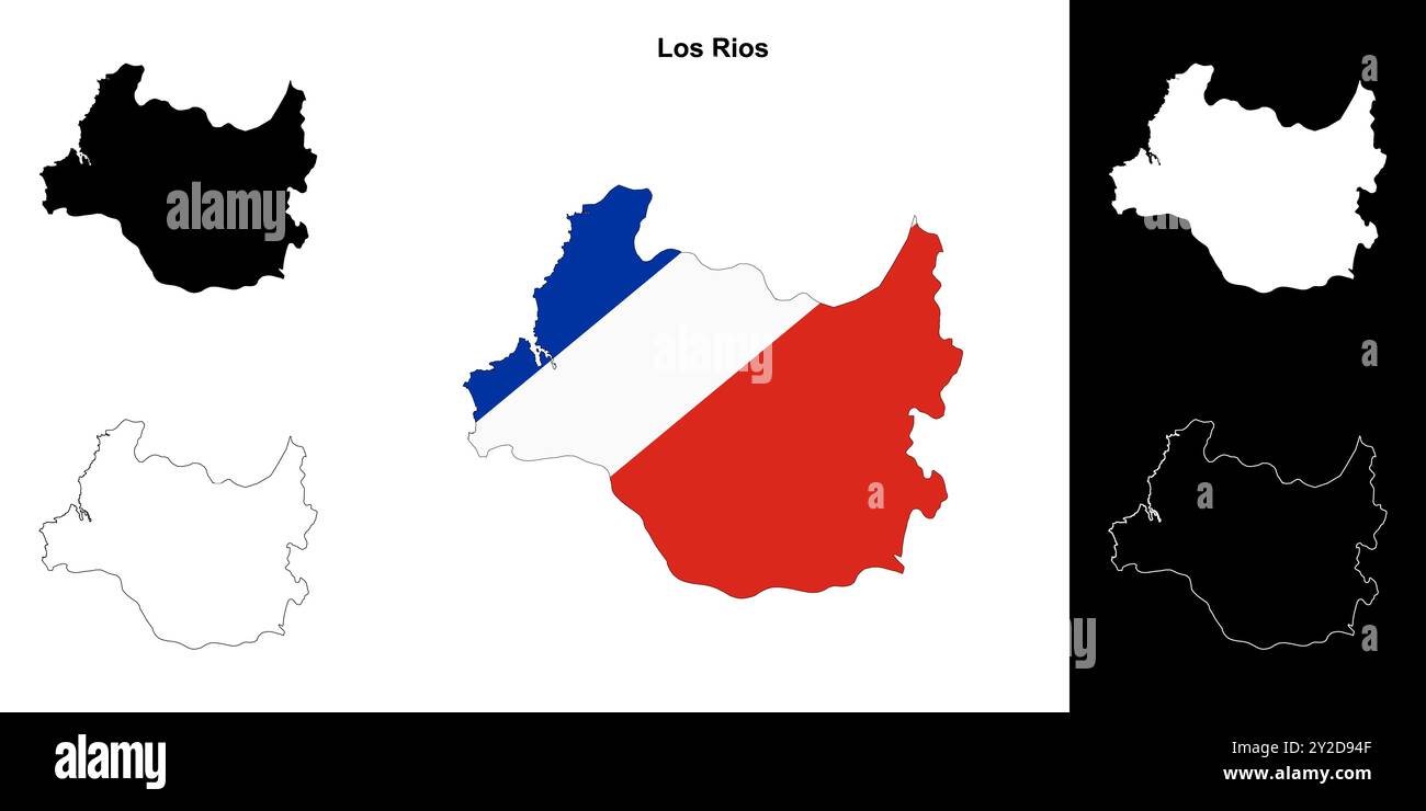 Blank los rios map hi-res stock photography and images - Alamy
