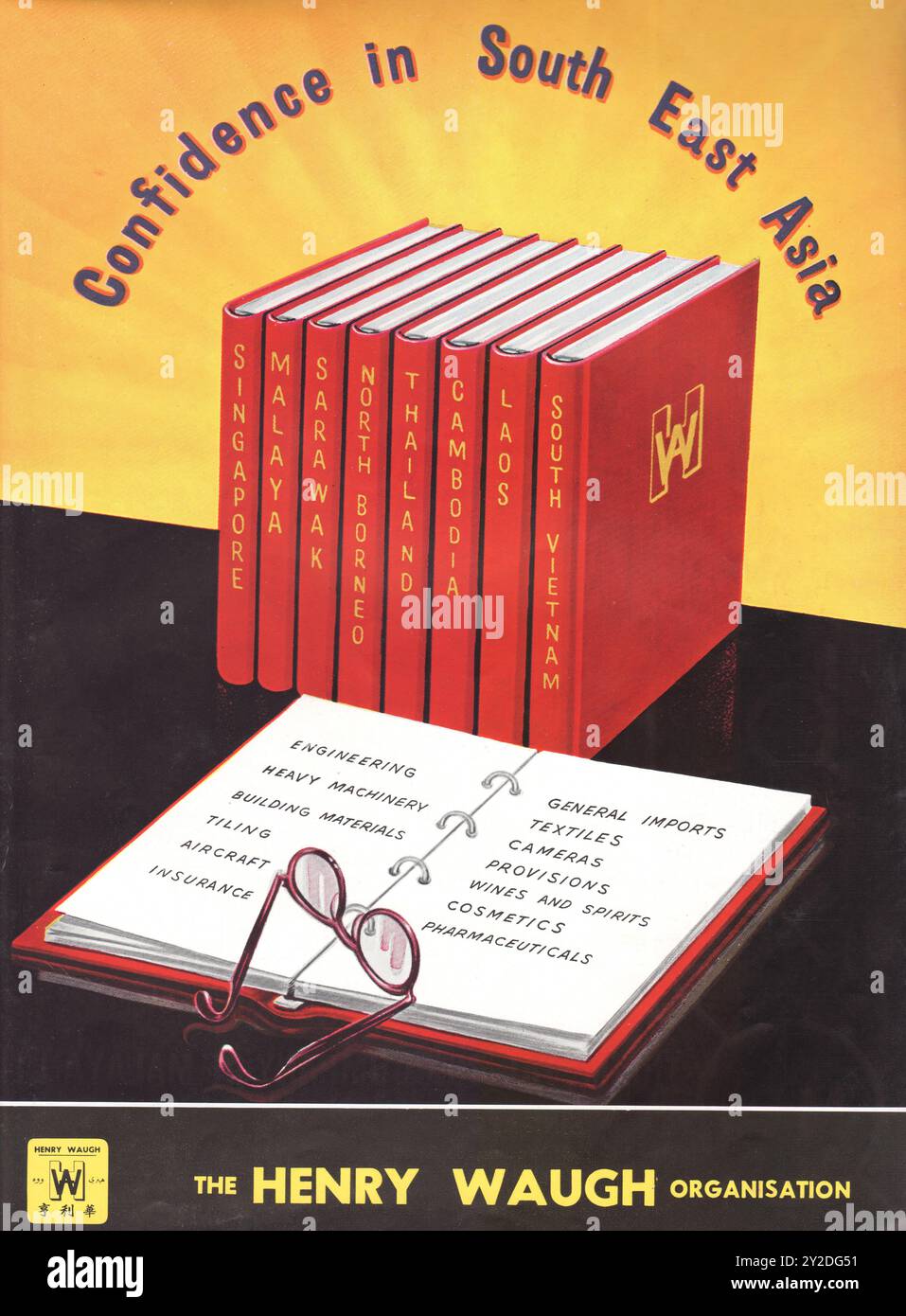 Old Vintage Henry Waugh Organisation Advertisement in the Straits Times ...