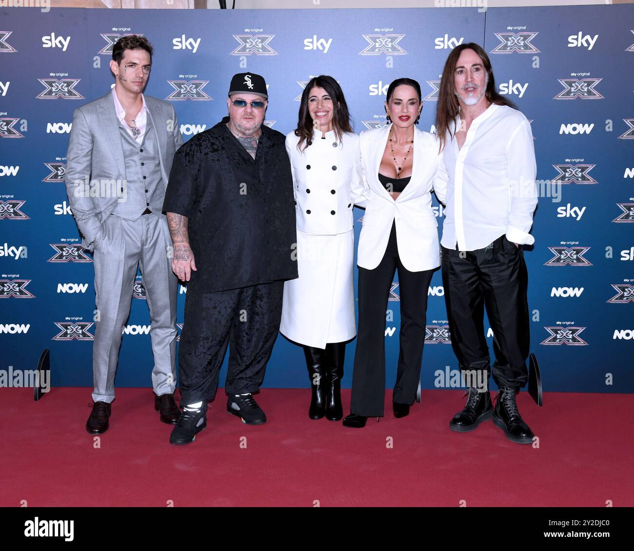 Milan, X Factor 2024 presentation - Achille Lauro, Jake La Furia ...