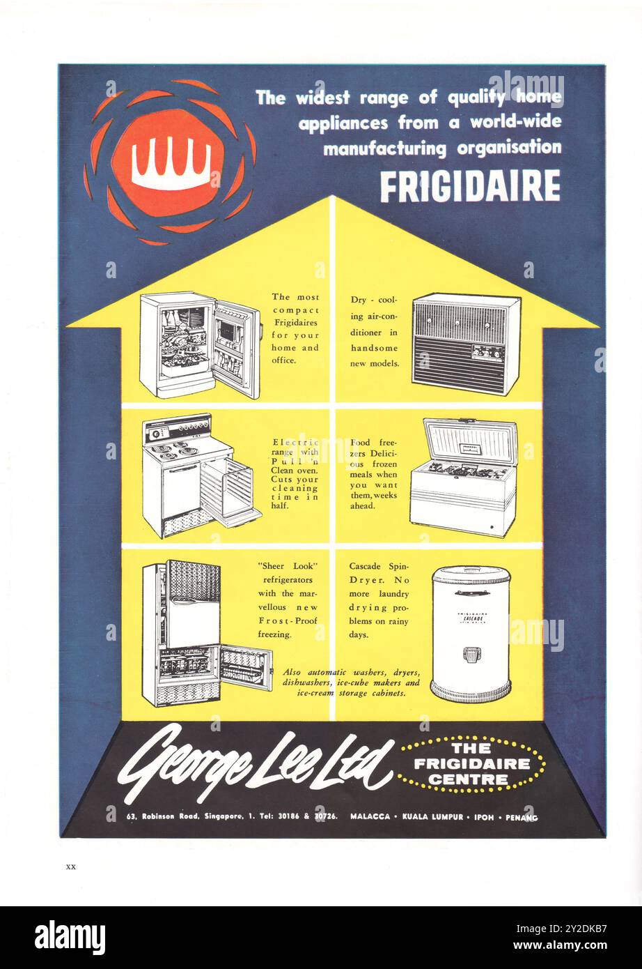 Old Vintage George Lee Ltd Advertisement in the Straits Times Annual ...