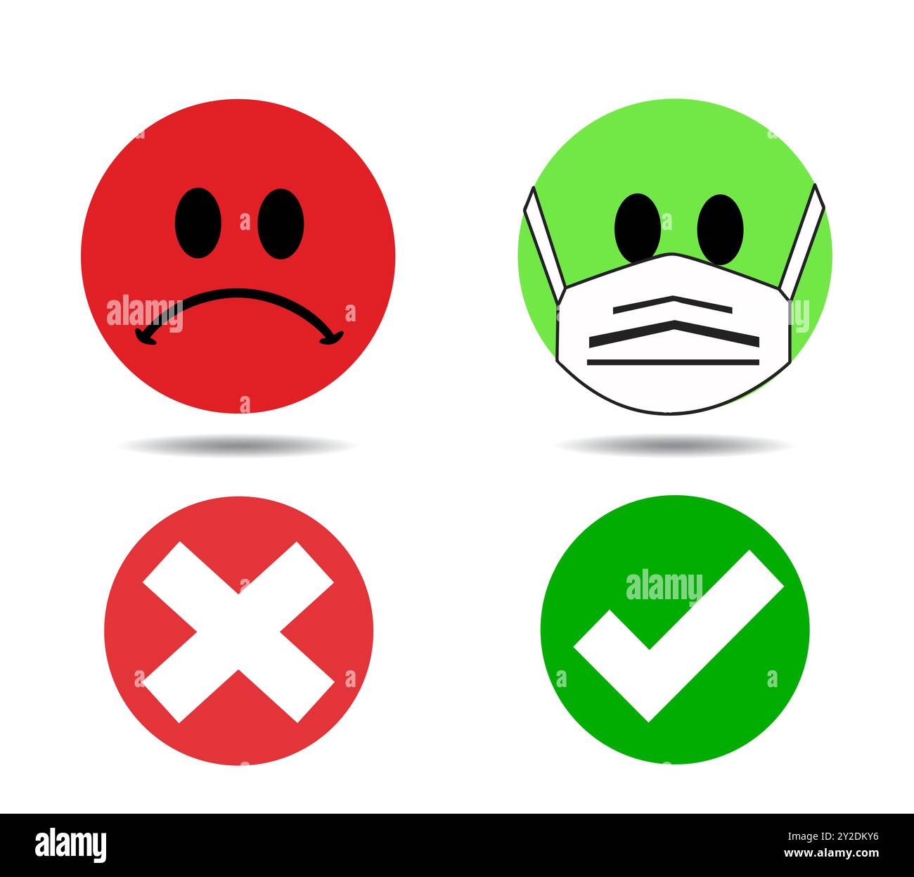 No Face Mask, No Entry icon Stock Vector Image & Art - Alamy