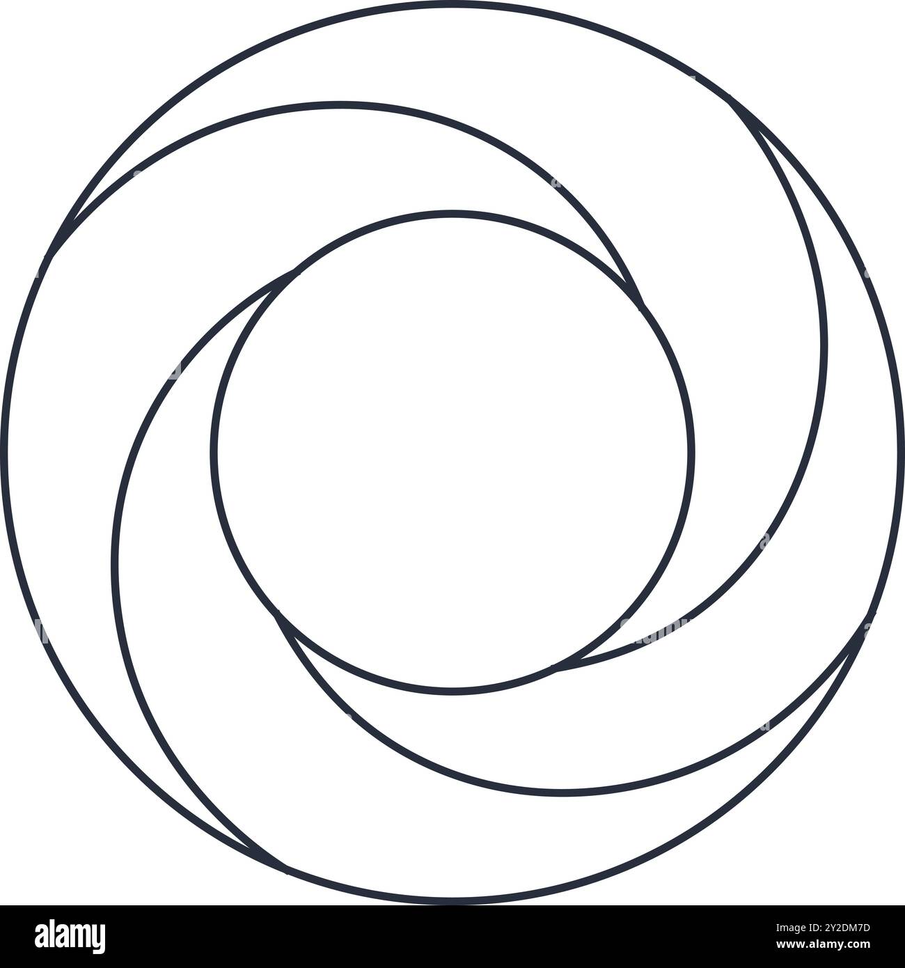 Infinite triangle optical illusion Stock Vector Images - Alamy