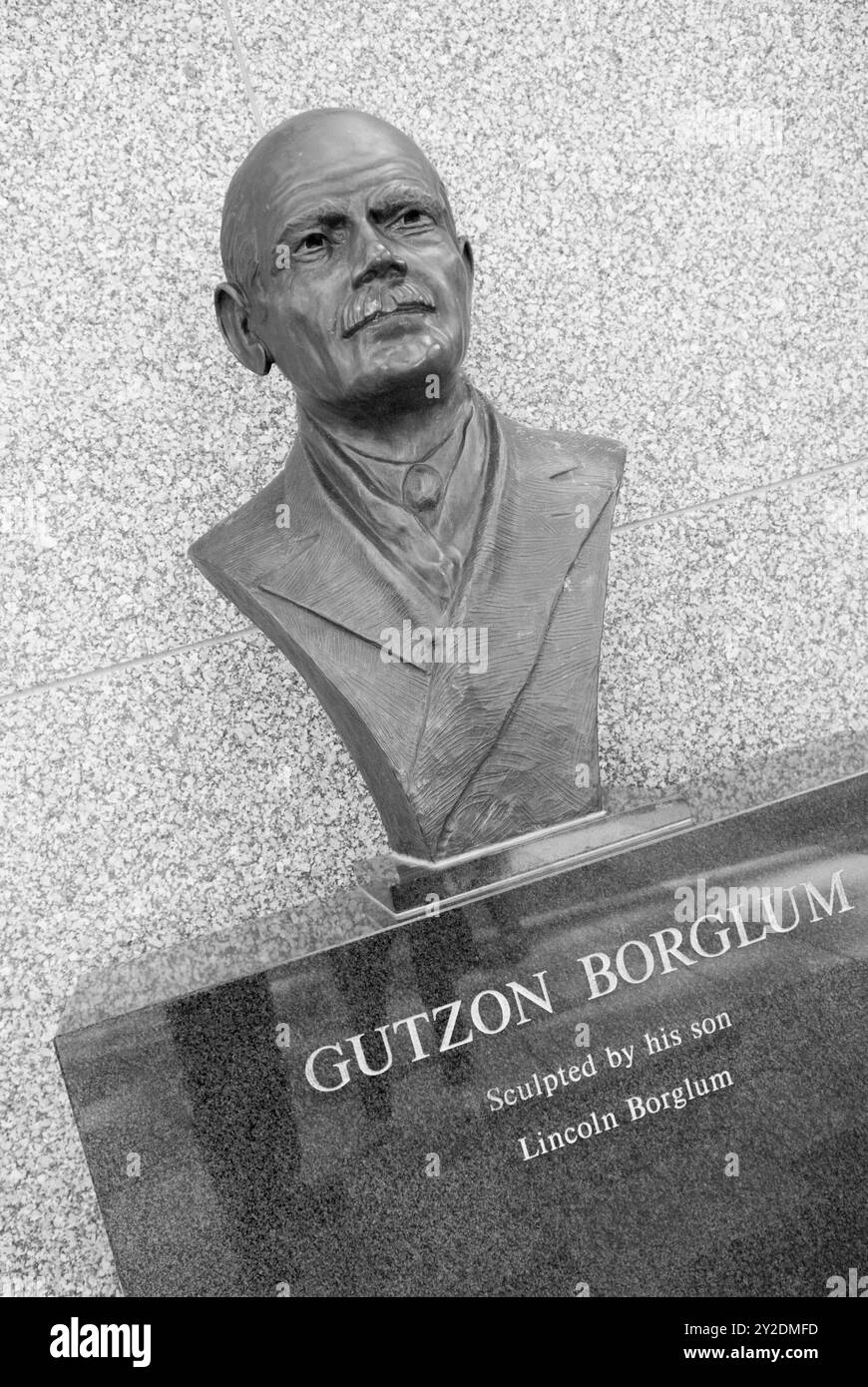 Stock photo of the bust of Gutzon Borglum, sculptor of Mount Rushmore ...