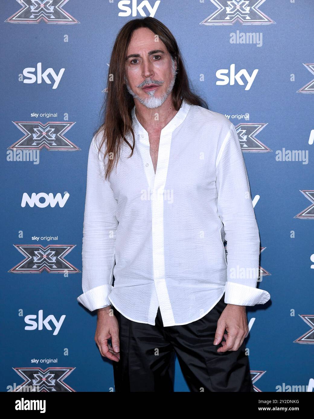 Milan, X Factor 2024 presentation - Manuel Agnelli Stock Photo - Alamy