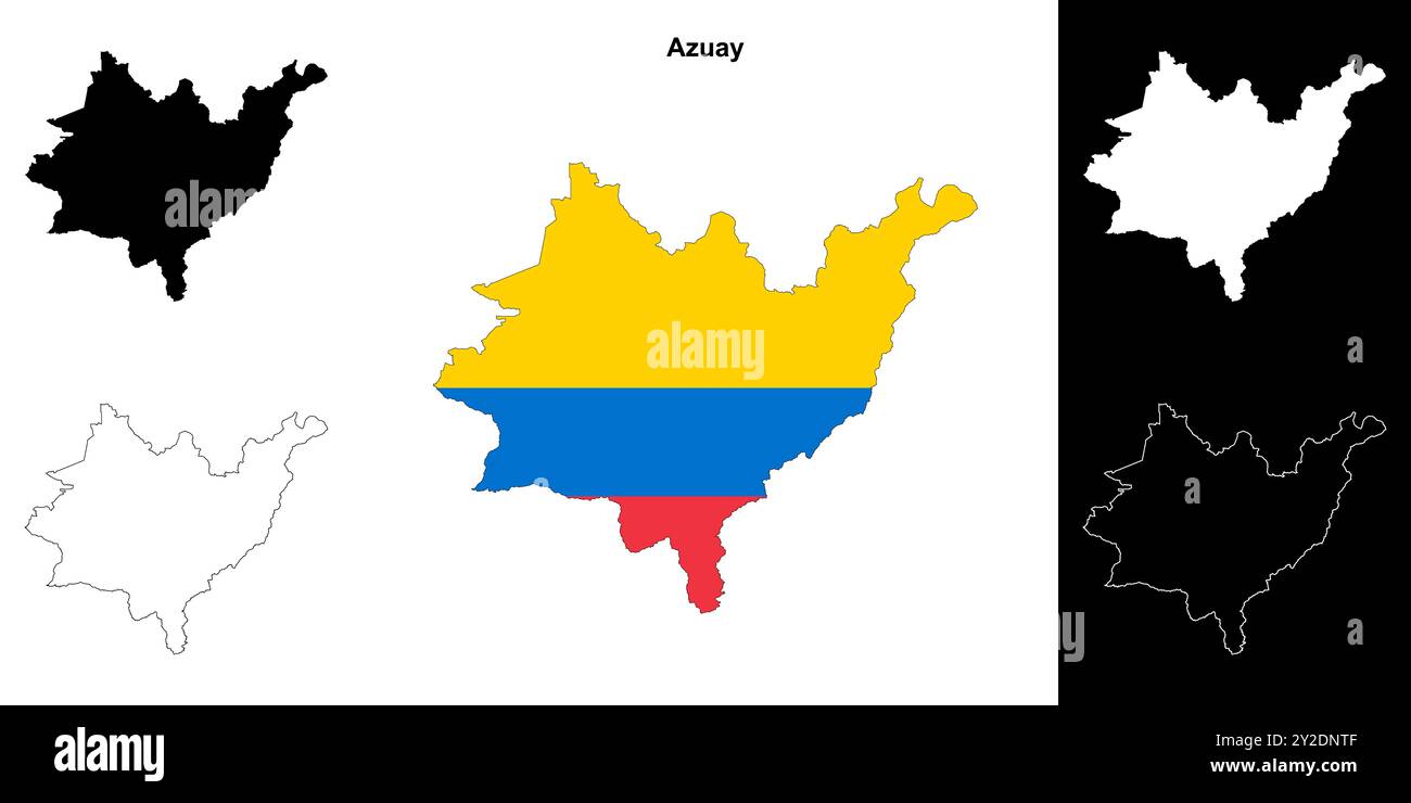 Map of azuay hi-res stock photography and images - Alamy