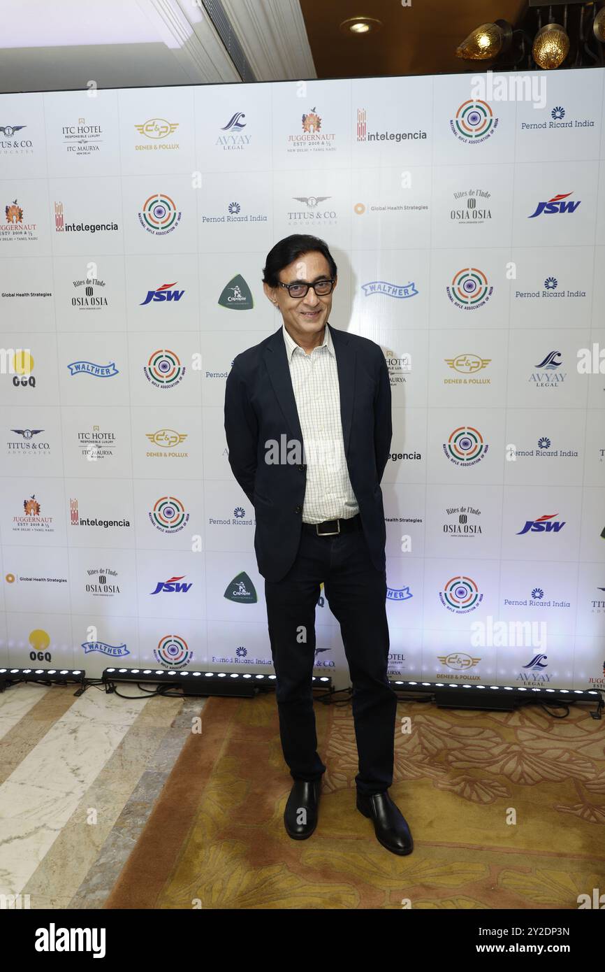 NEW DELHI, INDIA - AUGUST 30: Sunit Tandon during a grand celebration of the Indian shooting ...