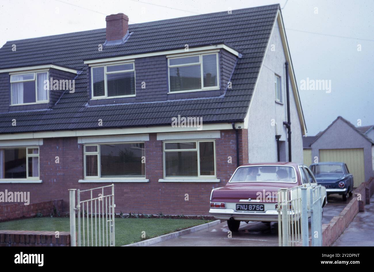 1967 Modern chalet-style house with a Ford Cortina Photo by The Henshaw ...