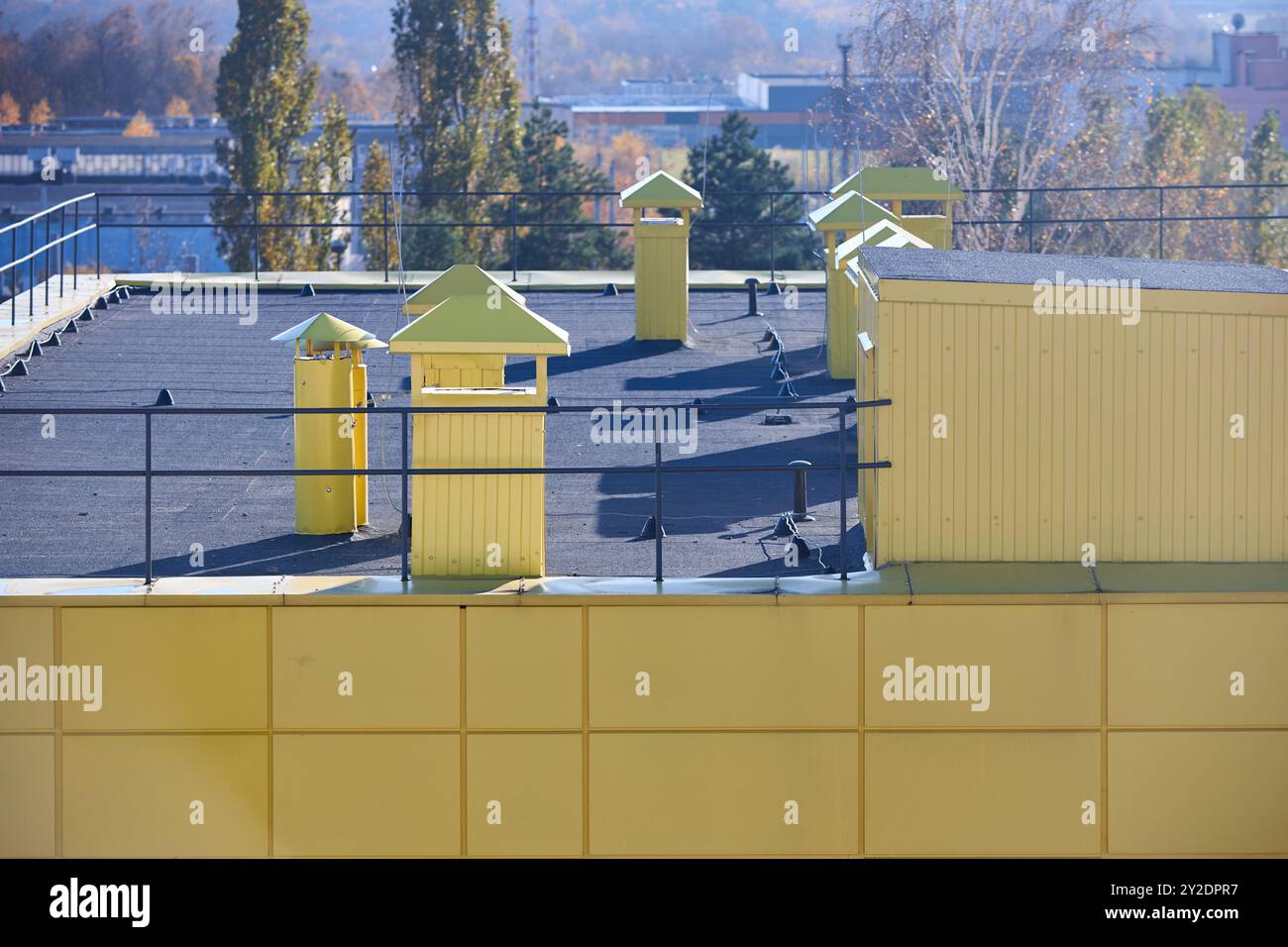 Air roof exhaust ventilation fan system of industrial large commercial ...