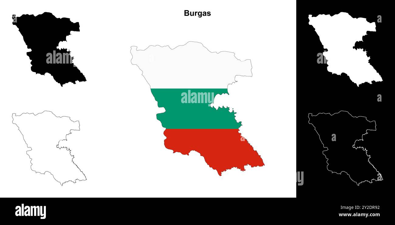 Map of burgas hi-res stock photography and images - Alamy