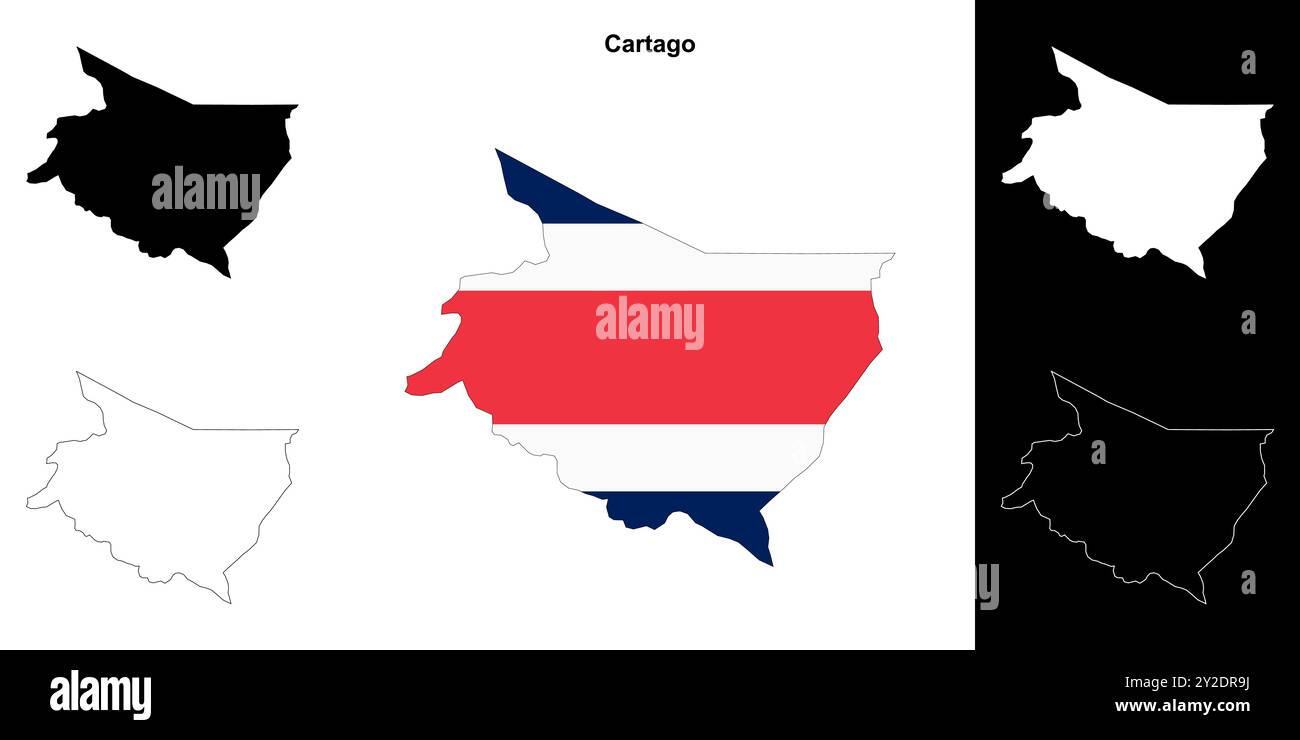 Cartago province costa rica map hi-res stock photography and images - Alamy