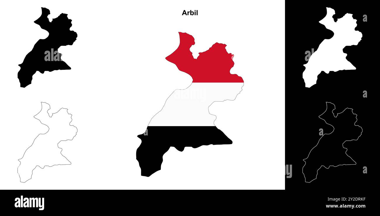 Blank arbil map Stock Vector Images - Alamy