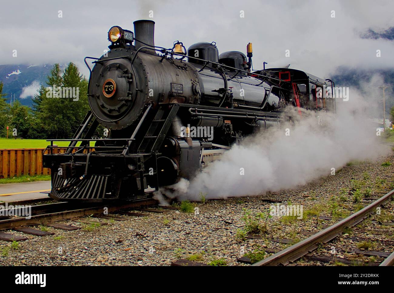 White Pass and Yukon Railroad Skagway ak Stock Photo - Alamy