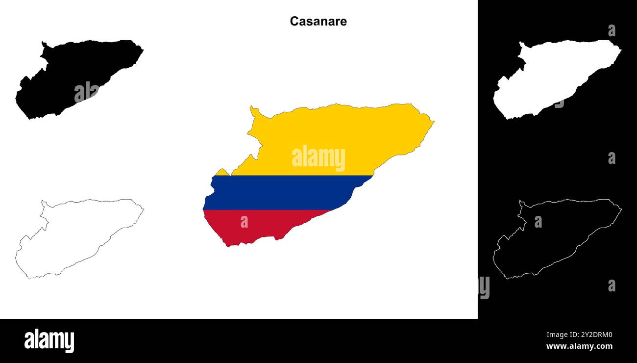 Map of casanare hi-res stock photography and images - Alamy