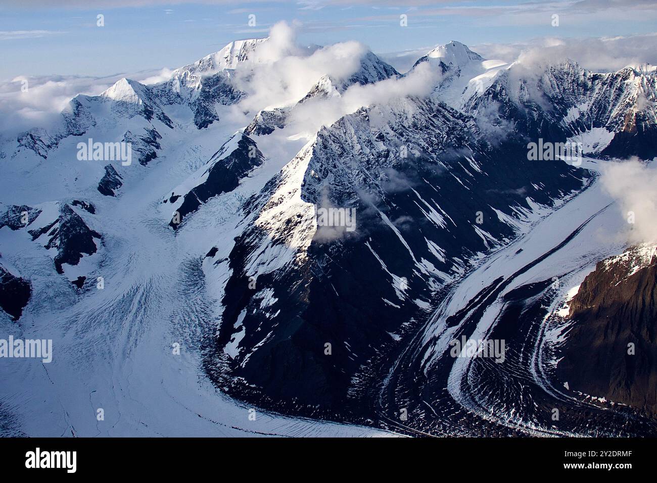 Aerial View Denali National Park Stock Photo - Alamy