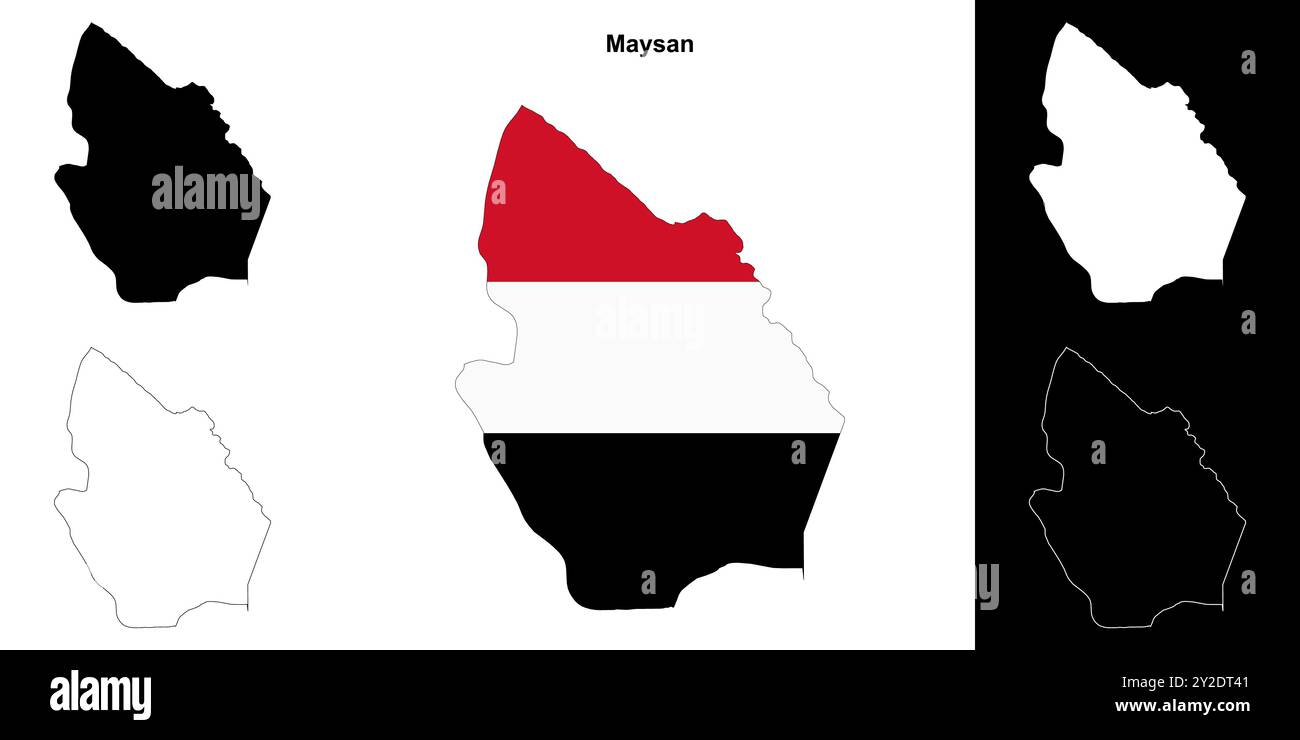 Blank maysan map hi-res stock photography and images - Alamy