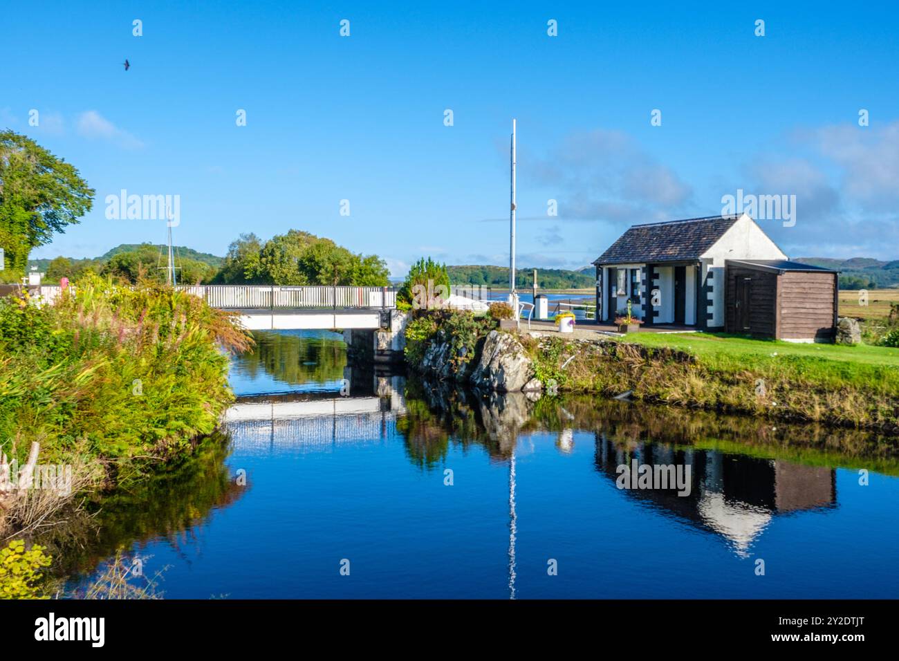The Crinan Canal in Argyll, West Scotland Stock Photo - Alamy