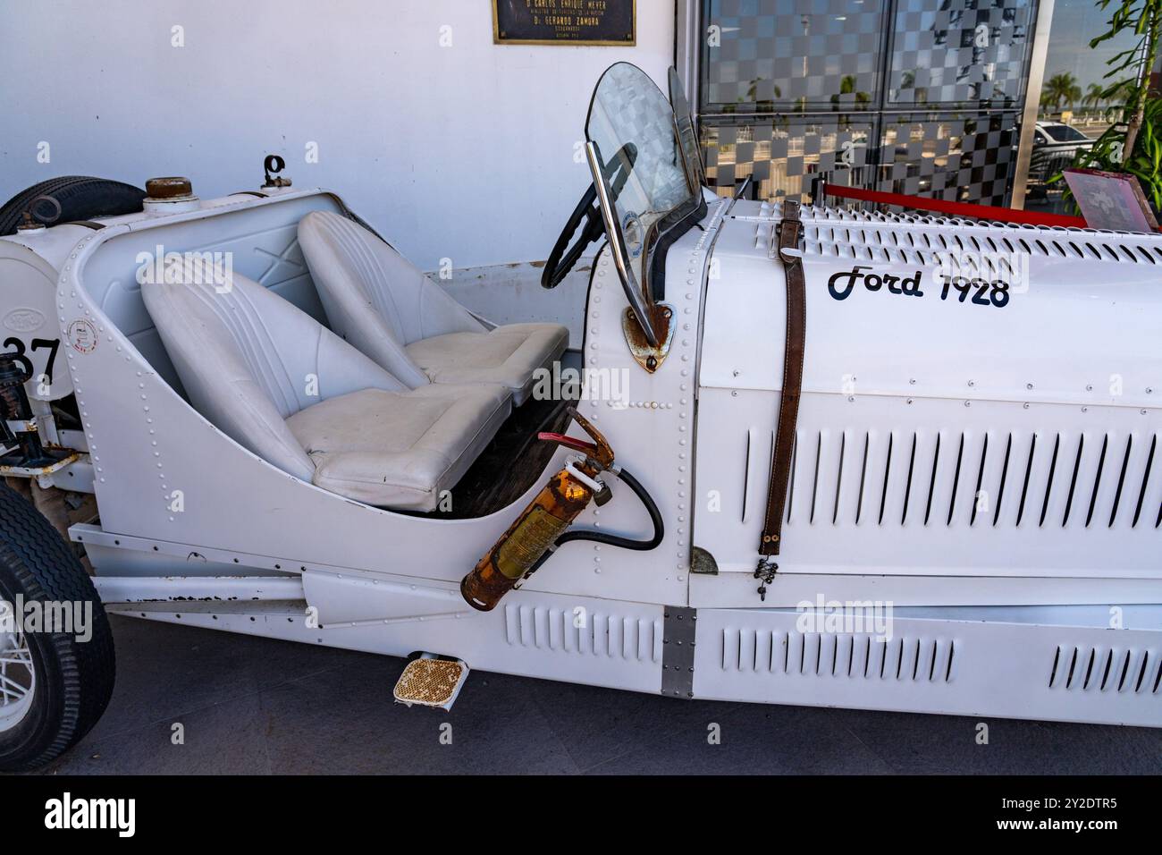 A 1928 Ford Model A race car in the Museo Termas de Rio Hondo, Termas ...