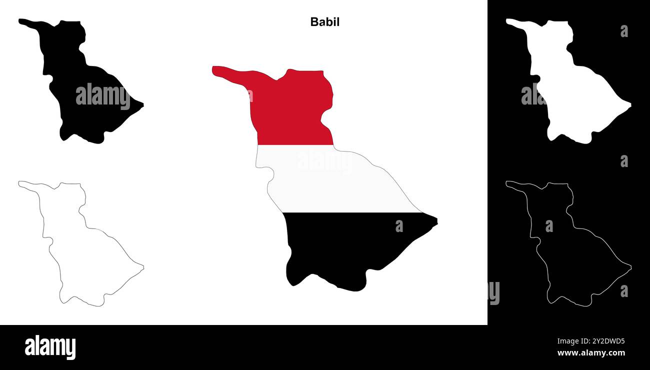 Blank babil map hi-res stock photography and images - Alamy