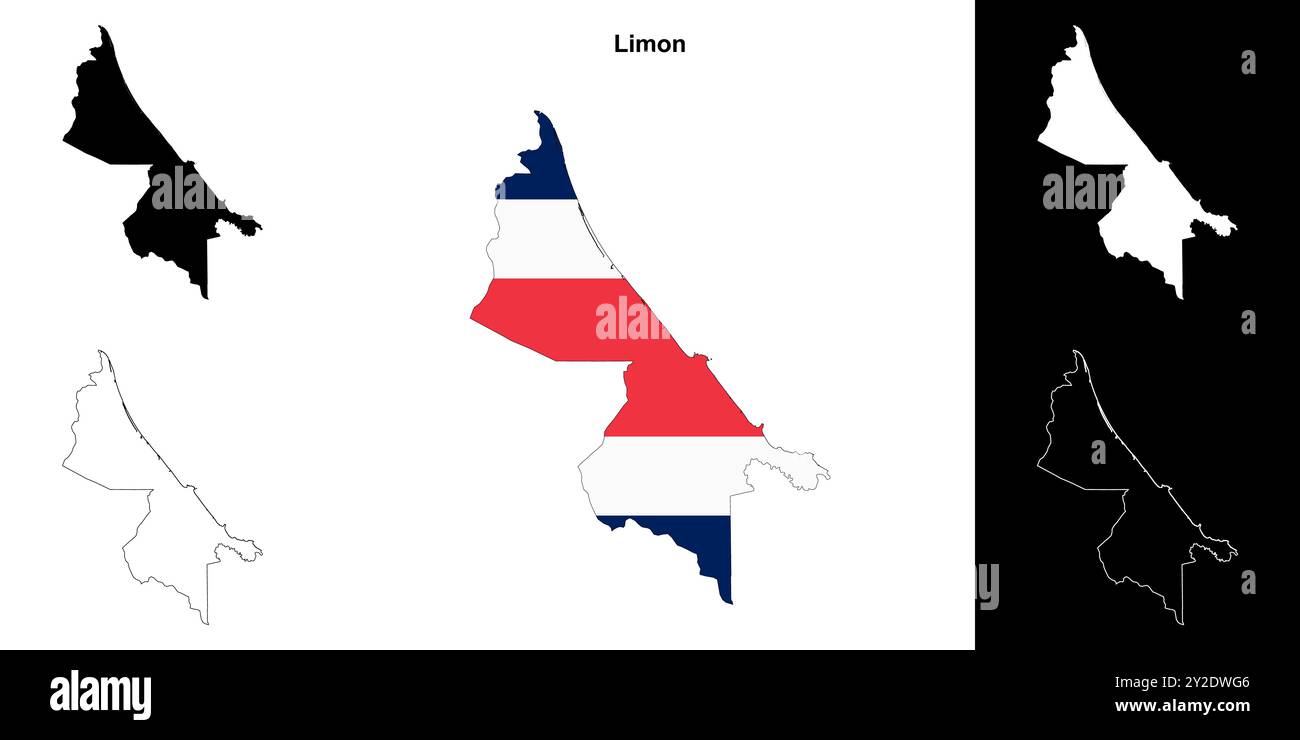 Map of limon hi-res stock photography and images - Alamy