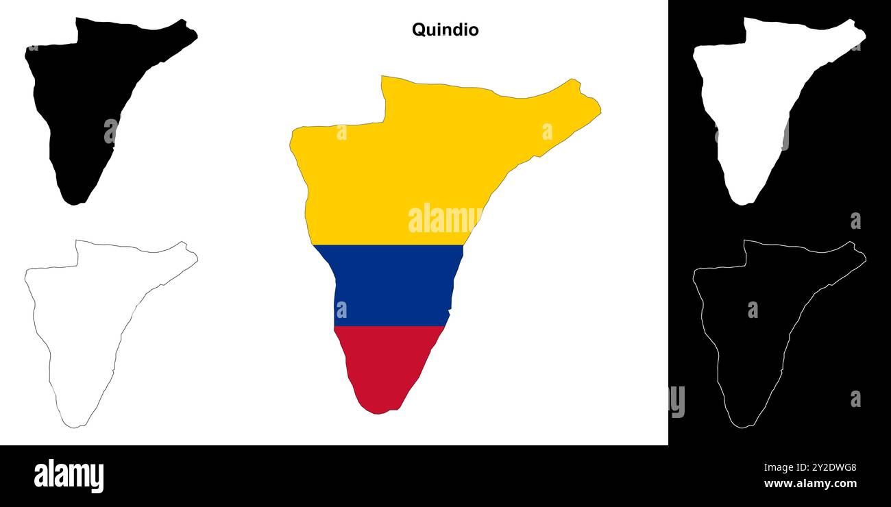 Blank quindio map hi-res stock photography and images - Alamy