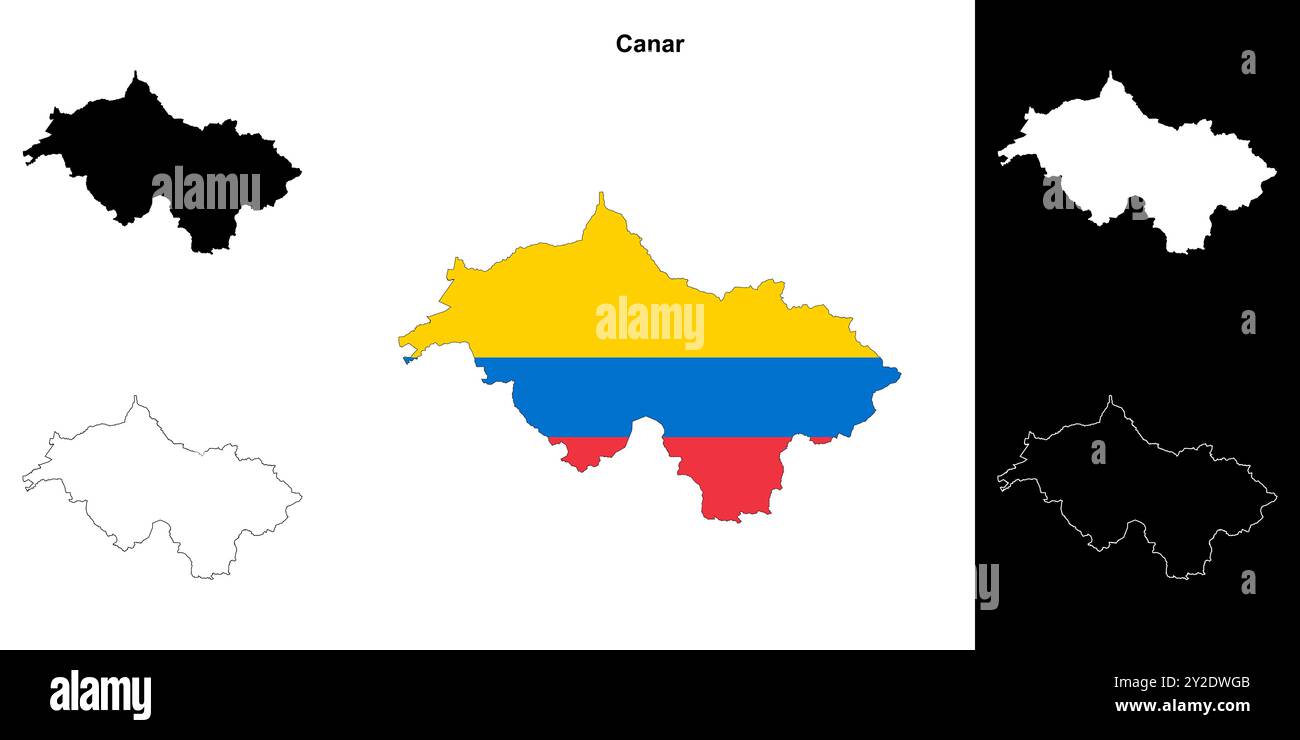 Canar eps map hi-res stock photography and images - Alamy