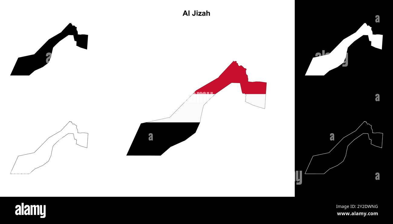 Al jizah map hi-res stock photography and images - Alamy