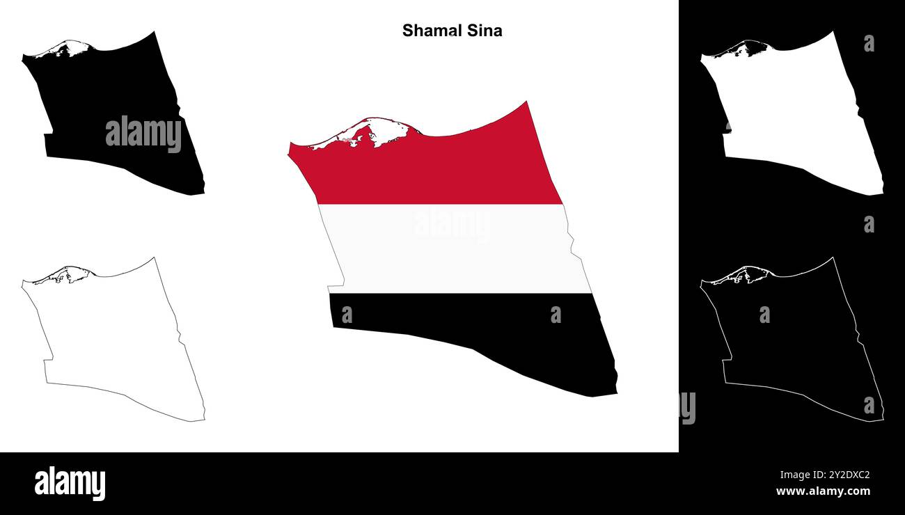 Shamal sina eps map hi-res stock photography and images - Alamy