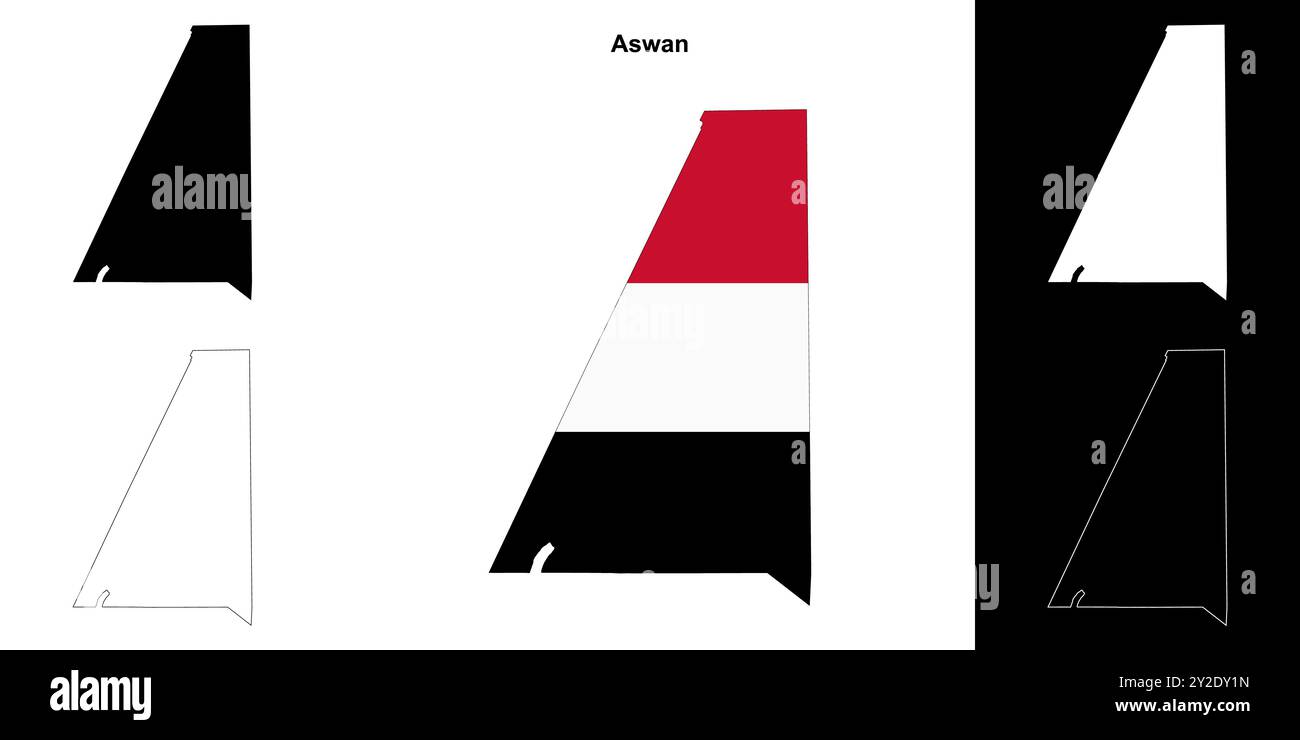 Map of aswan hi-res stock photography and images - Alamy