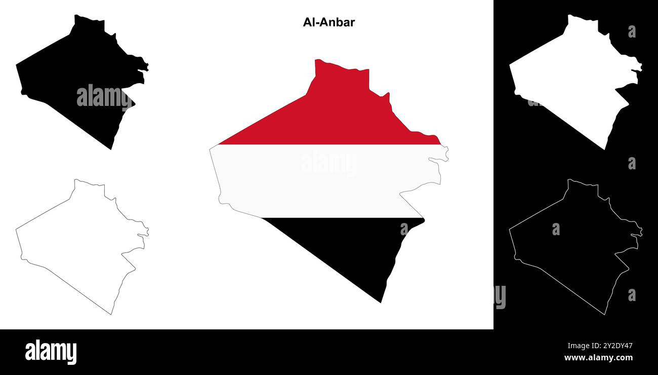 Map of al anbar hi-res stock photography and images - Alamy