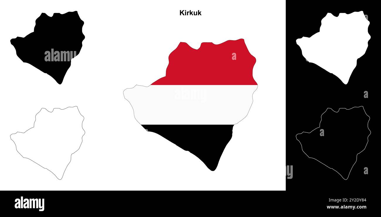 Map of kirkuk hi-res stock photography and images - Alamy