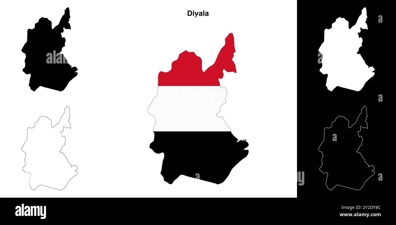 Diyala eps map hi-res stock photography and images - Alamy