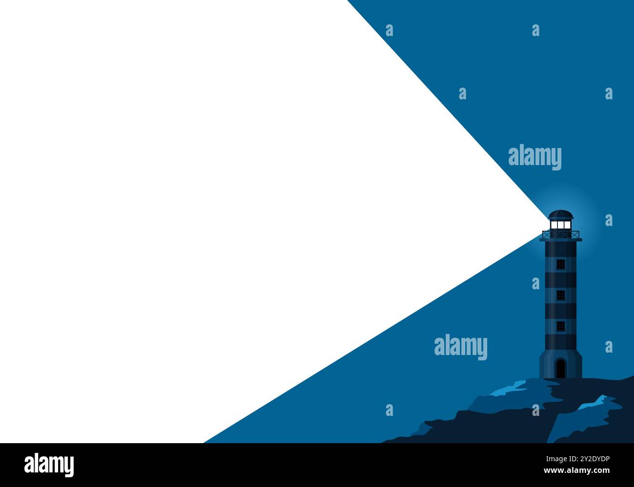 Minimal coast landscape Stock Vector Images - Alamy