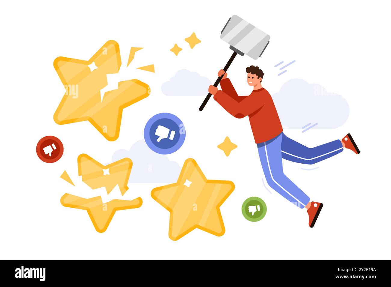 Negative customer feedback, complaint for bad product, service quality ...