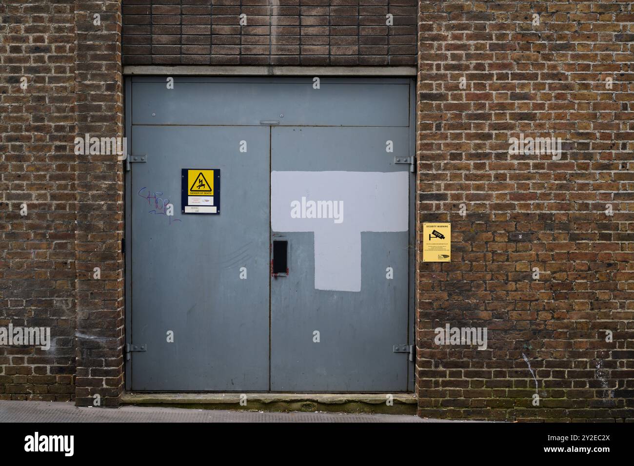 A door for Back Hill Substation, Summers Street, London, UK. 5 Jun 2024 ...