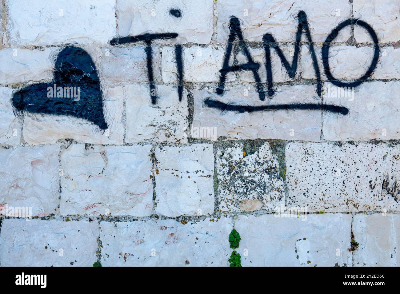 Ti amo graffiti hi-res stock photography and images - Alamy