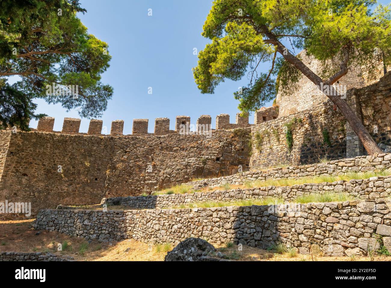 Beautiful port nafpaktos in greece hi-res stock photography and images ...
