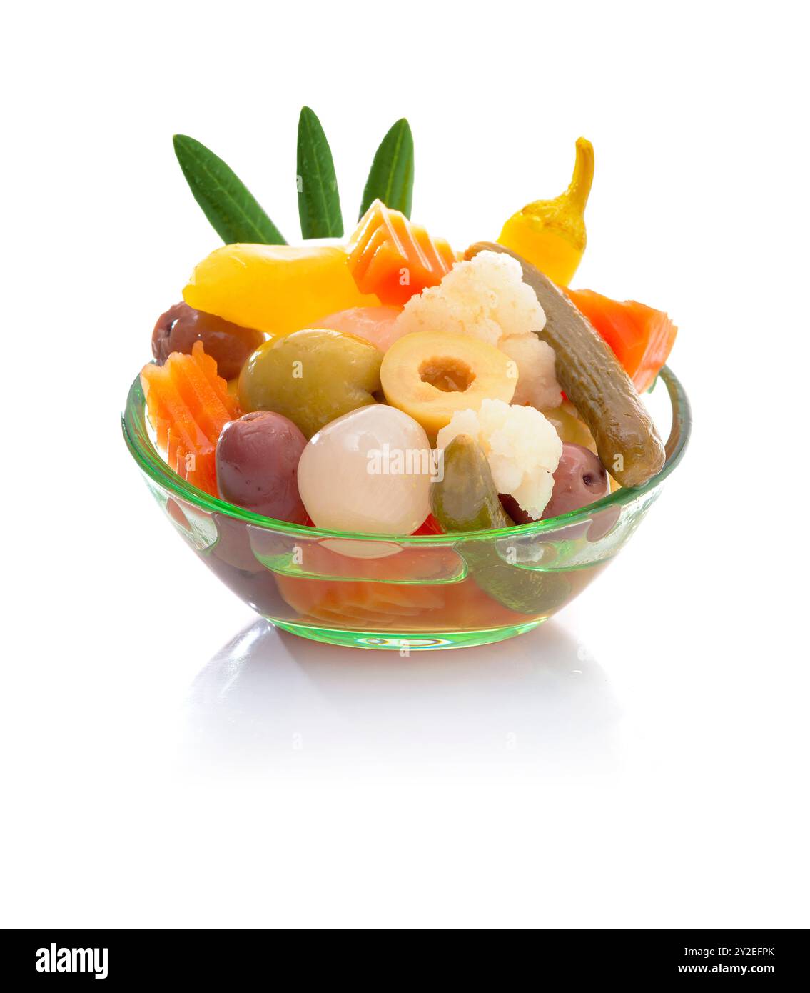 Crunchy Assortment Of Mixed Vegetable Pickles In A Plate, Perfect For ...