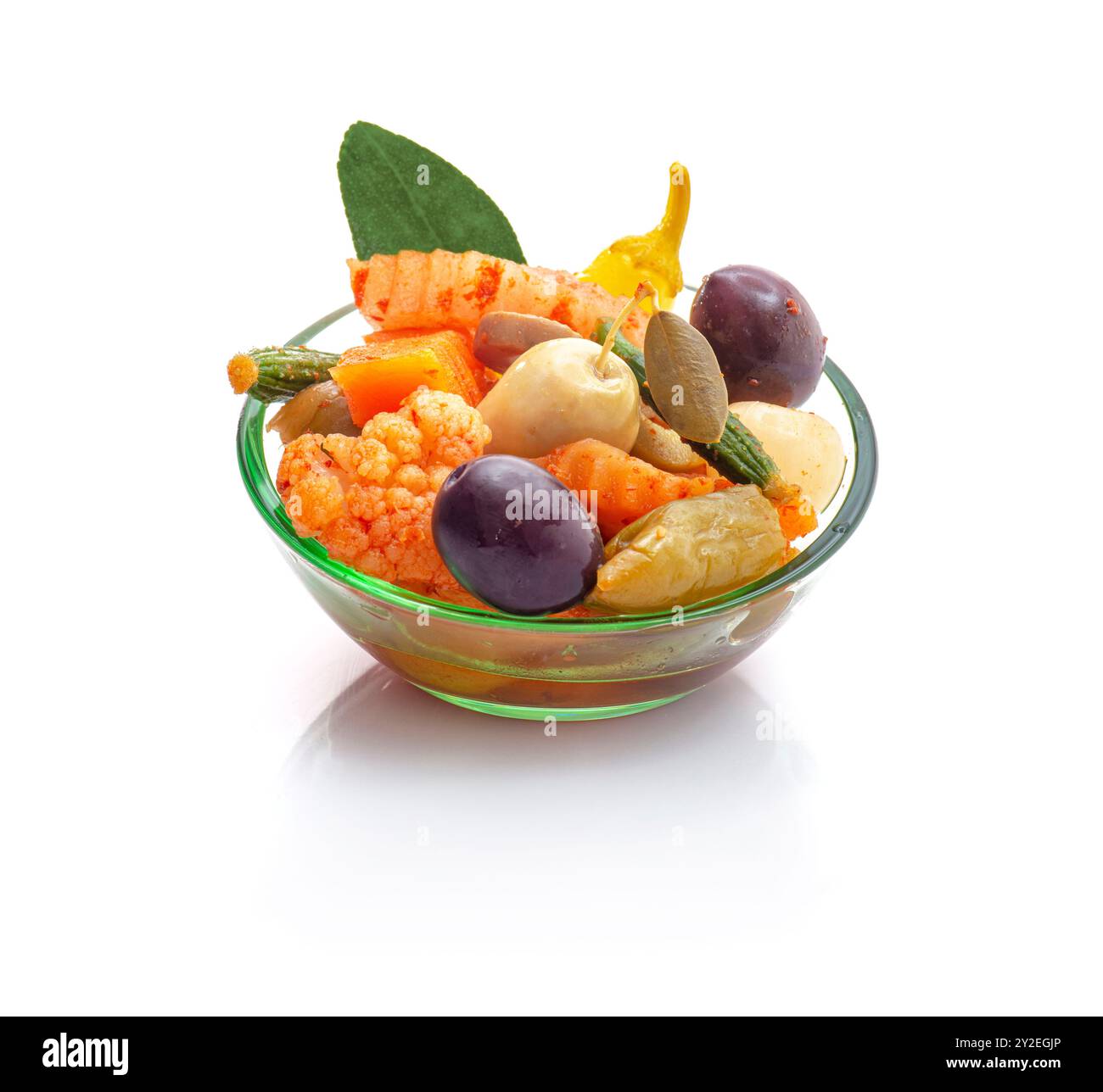 Crunchy Assortment Of Spicy Mixed Vegetable Pickles In A Plate, Perfect ...