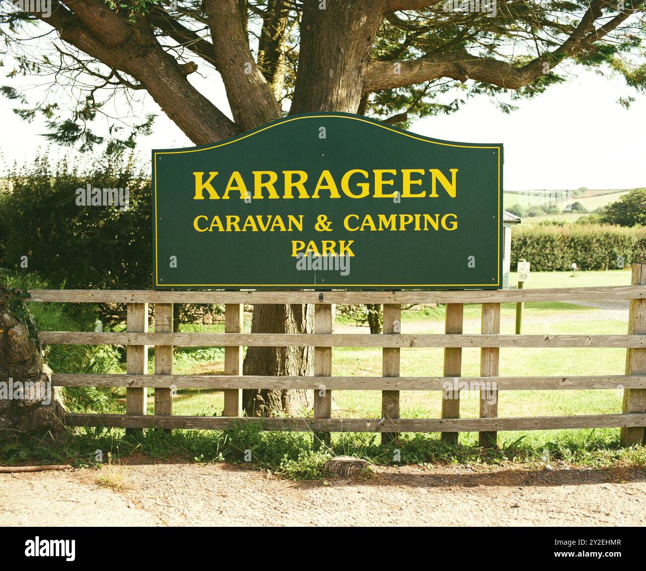 Karrageen campsite, Hope Cove, Devon, England, United Kingdom Stock ...