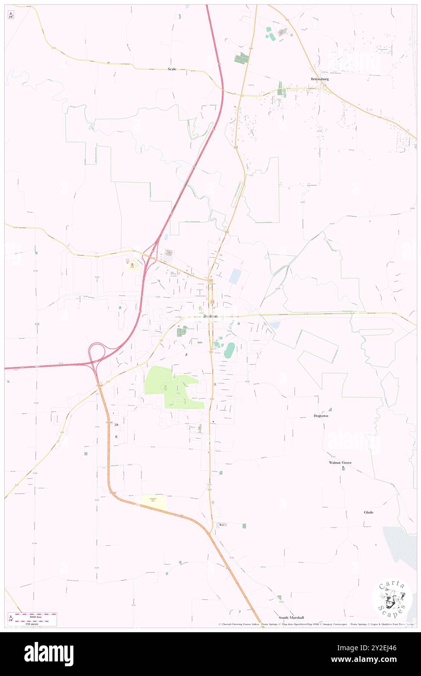 Marshall kentucky map hi-res stock photography and images - Alamy