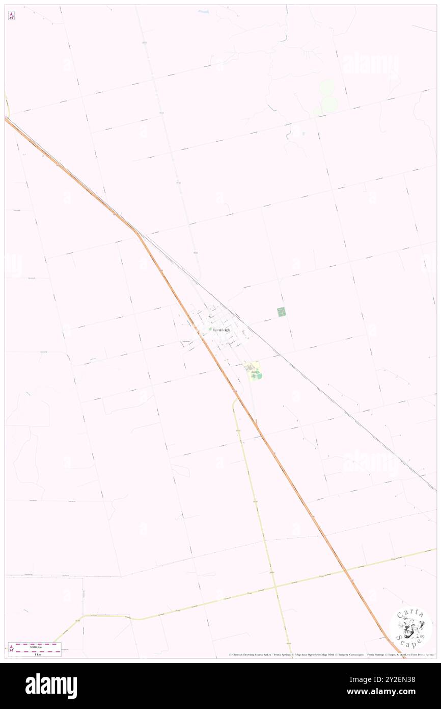 Map of hermleigh texas Cut Out Stock Images & Pictures - Alamy