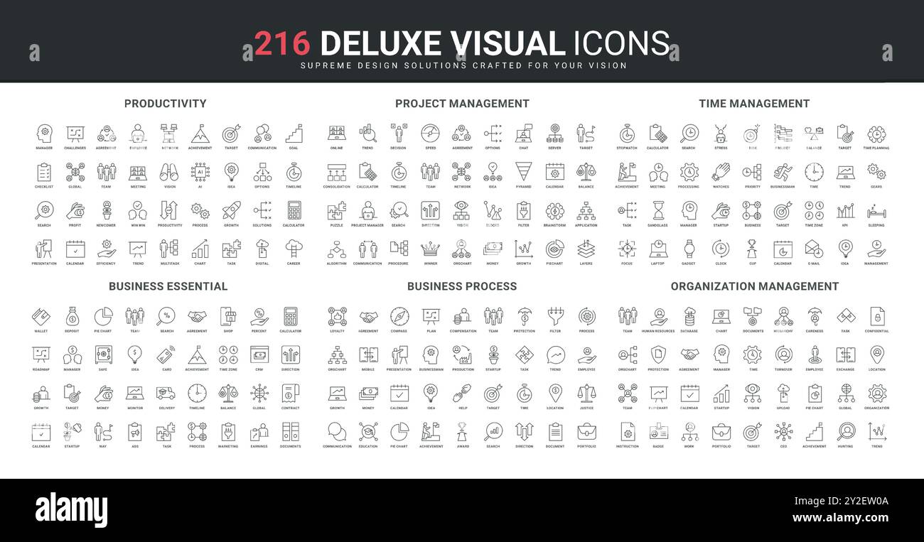 Business essential, organization of company and startup, project ...