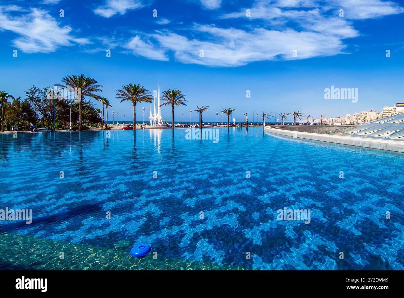 Great view of the Library of Alexandria Egypt Stock Photo - Alamy